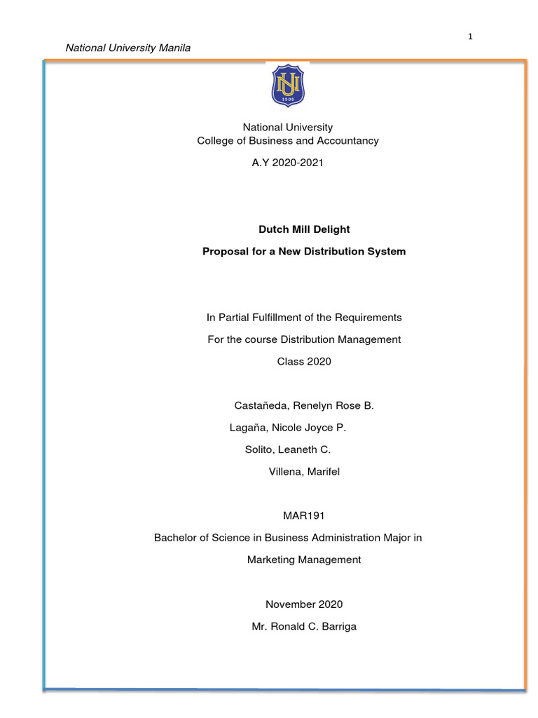 Final Proposal Paper (Chap1-5) Lockdown | PDF | Marketing | Sales