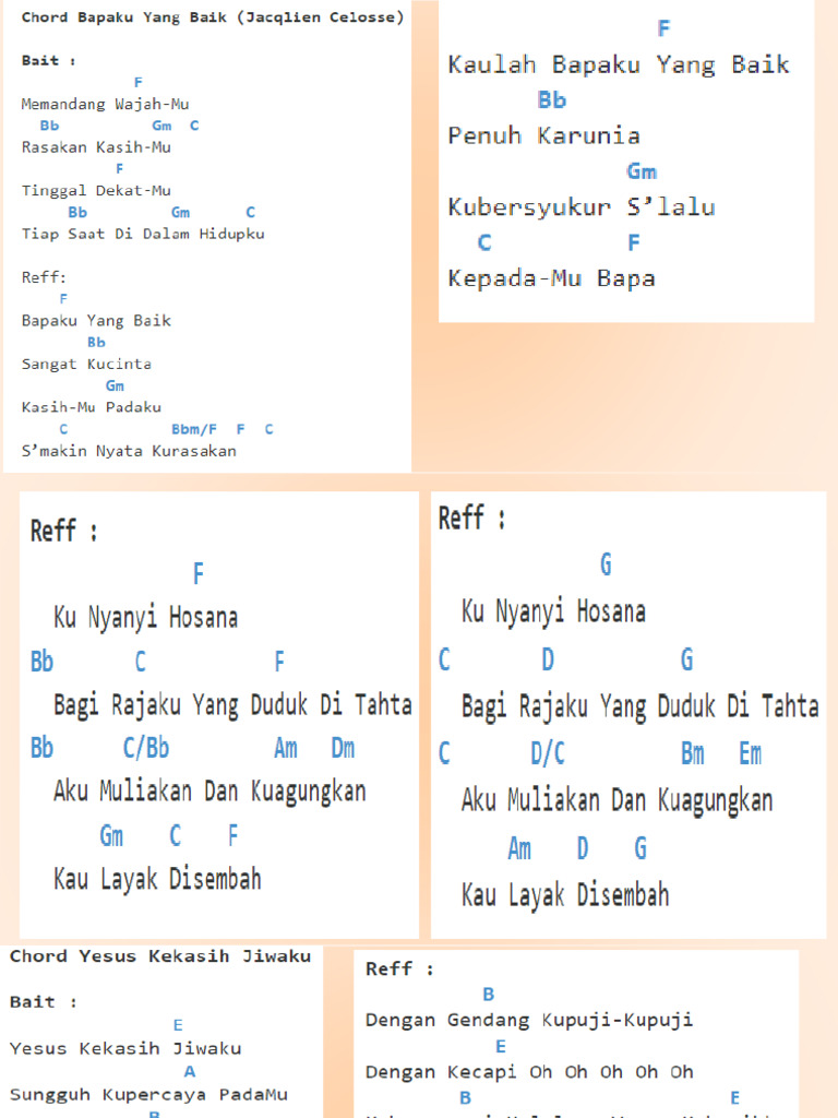 Chord Bass Minggu Tanggal 17 Maret | PDF