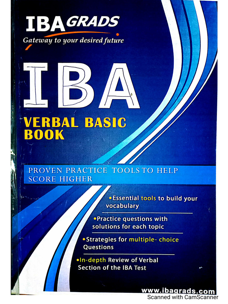 IBAGrads Verbal Basic Book | PDF