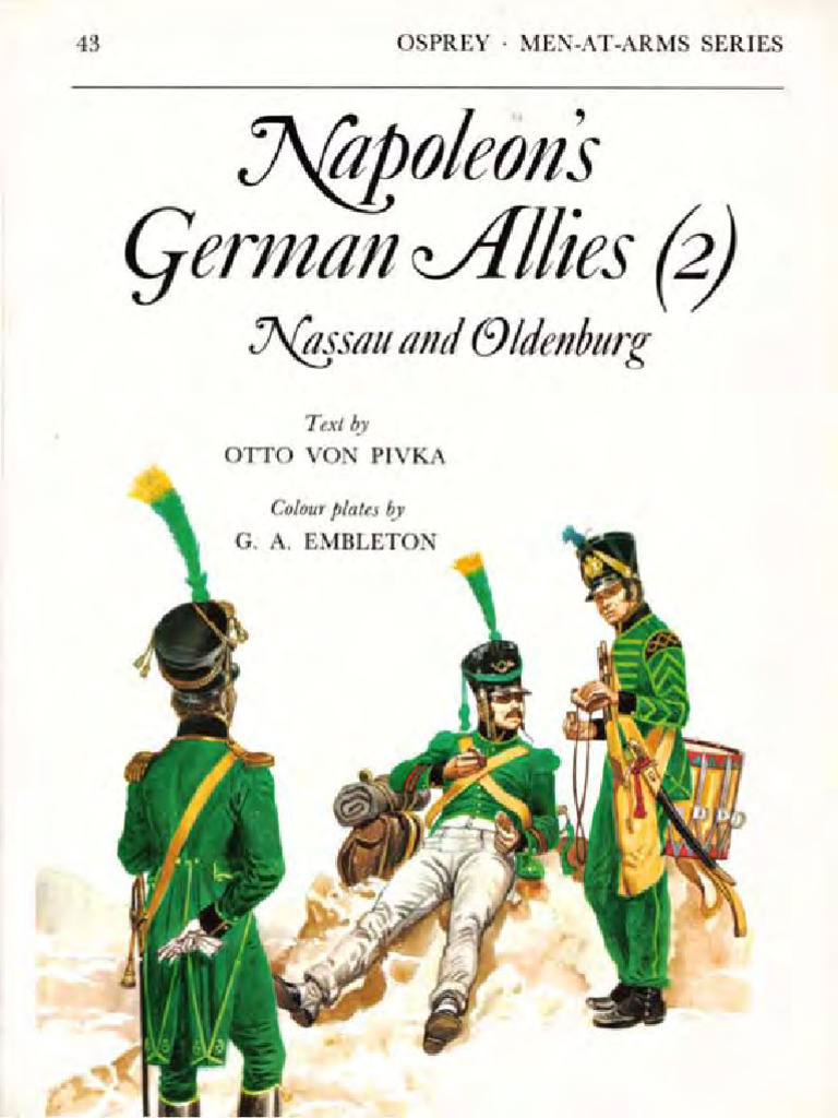 Osprey Men at Arms 043 Napoleon S German Allies 2 Nassau and Oldenburg ...