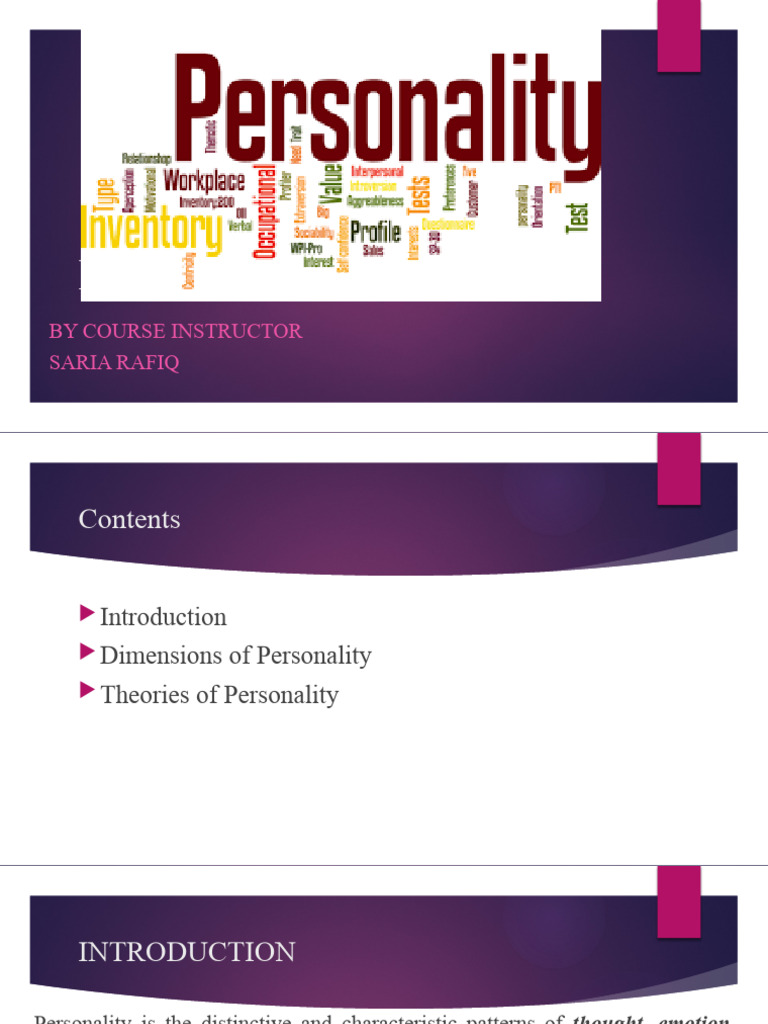 Introduction to Personality Psychology | PDF | Id | Sigmund Freud