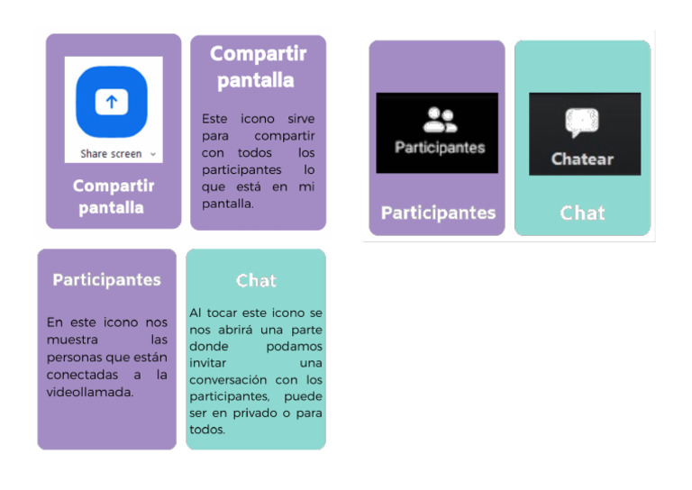 Flash Cards Uso de Zoom | PDF