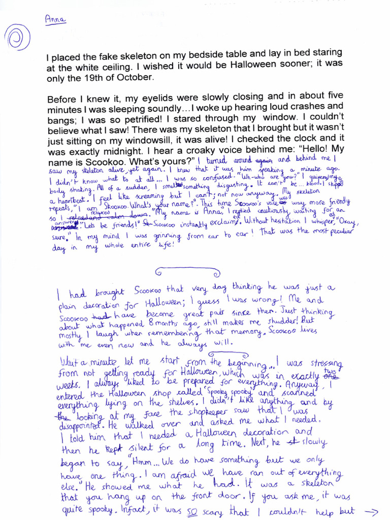 Creative Writing - Lesson 8 - Scookoo | PDF