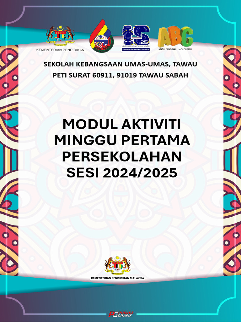 Modul Aktiviti Pengurusan Pembukaan Sekolah | PDF