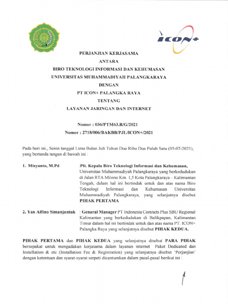 Scan PKS Icon+ Dengan BTIK | PDF