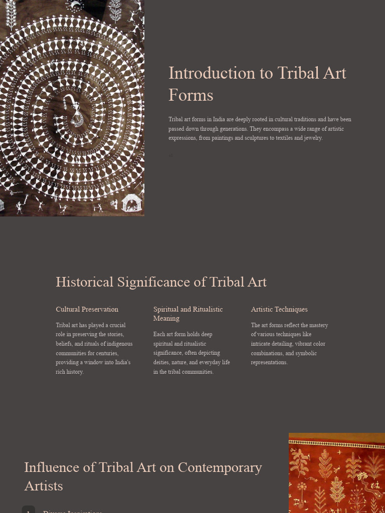 Tribal | PDF | Paintings | Textiles