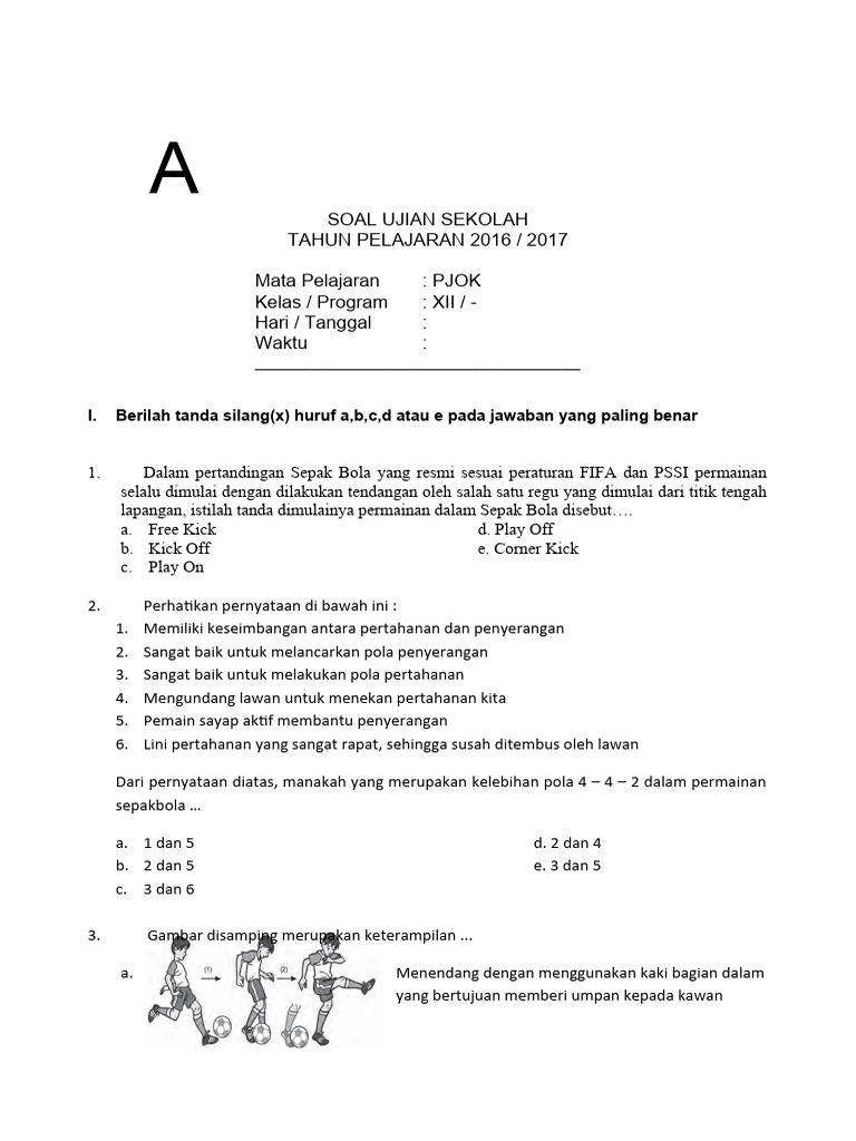 Penjas A US 2017 | PDF
