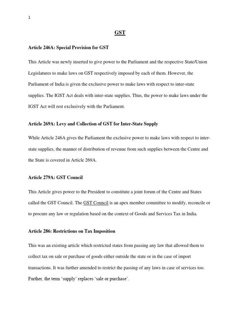 Gst Introduction Pdf Taxes Value Added Tax