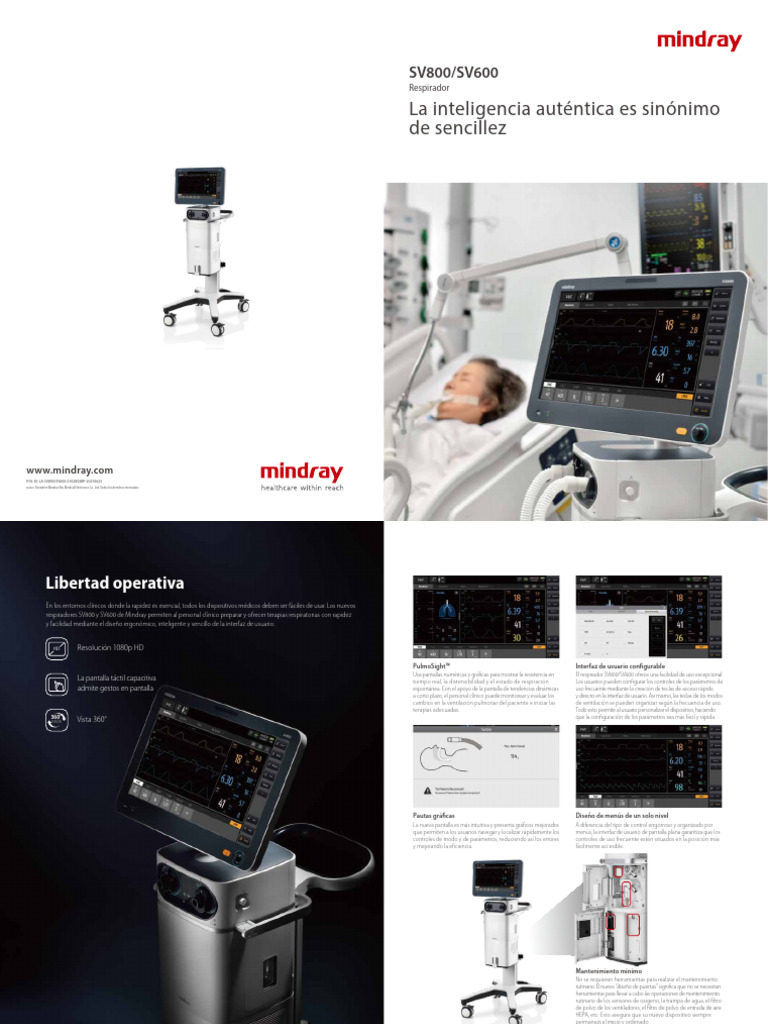 01.SV800&SV600 Brochure ES-LA 20210623 S | PDF | Interfaz de usuario