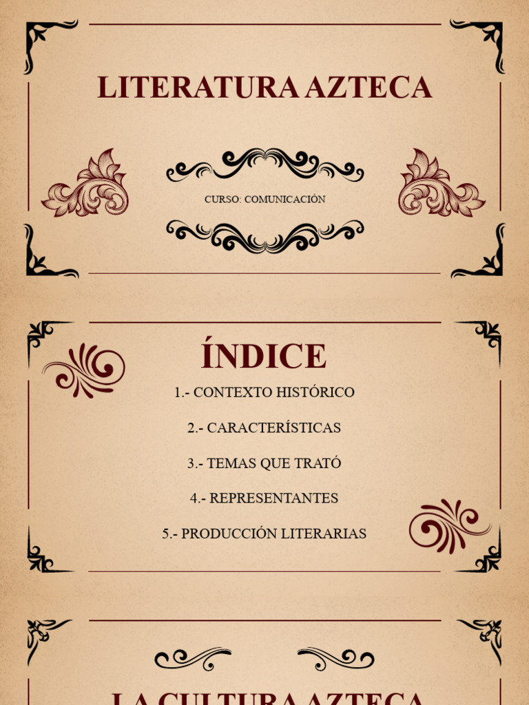 Literatura Azteca (1) | PDF | Códice | Cultura de las Americas