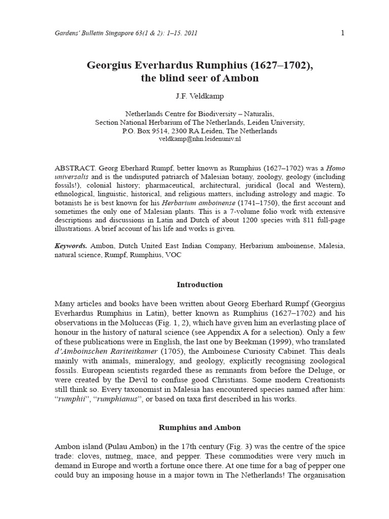 The Ambonese 1 | PDF