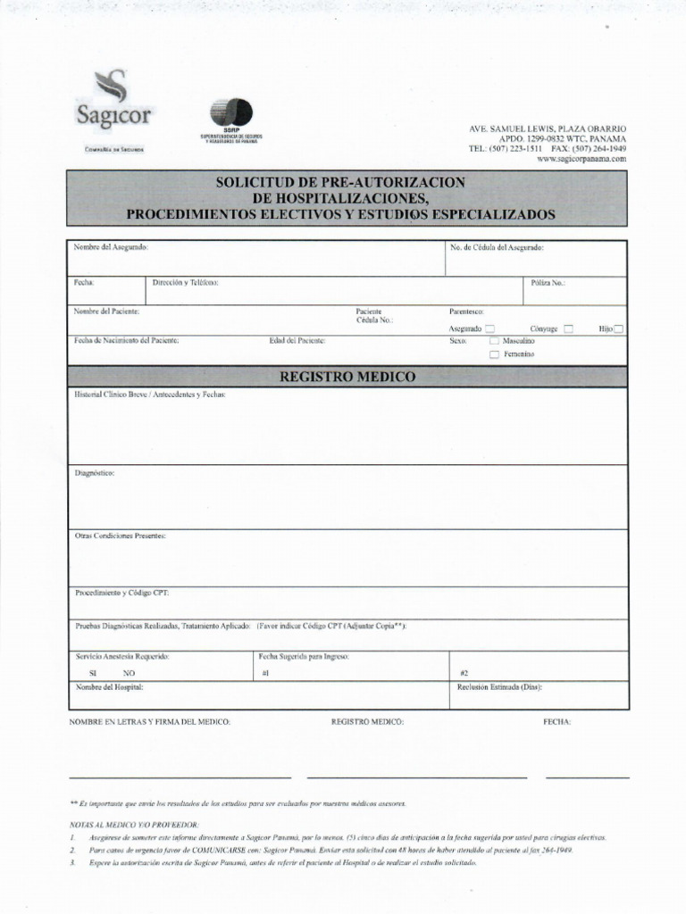 Pre Sagicor | PDF