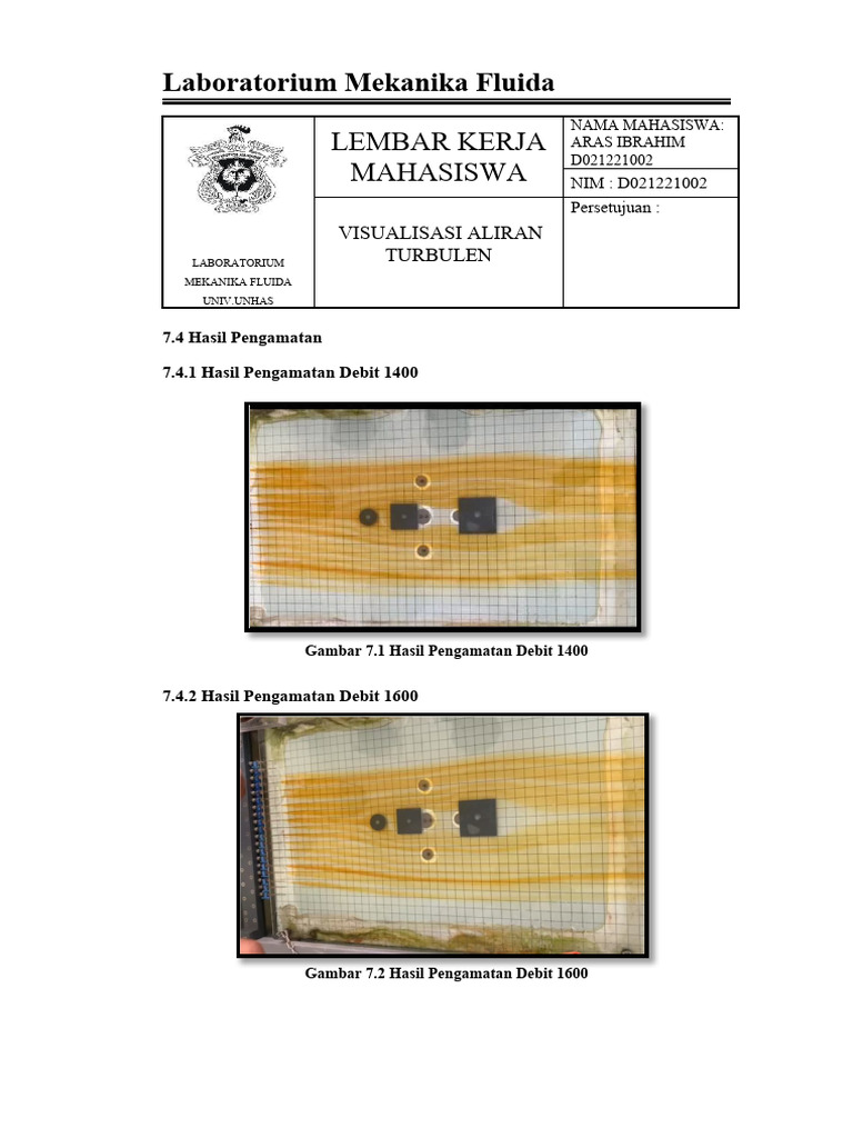 Laporan Mekflu KLP 13 Perc 1 | PDF