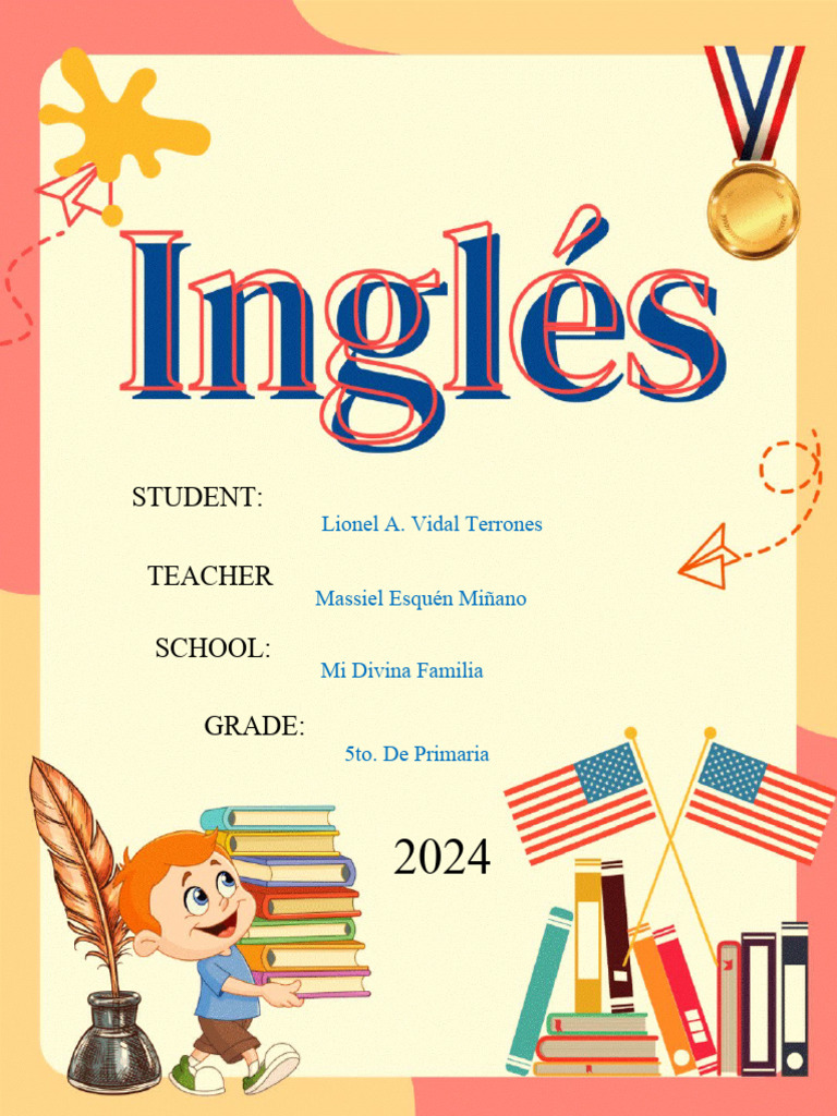 caratula-de-ingles-para-cuaderno-de-primaria | PDF
