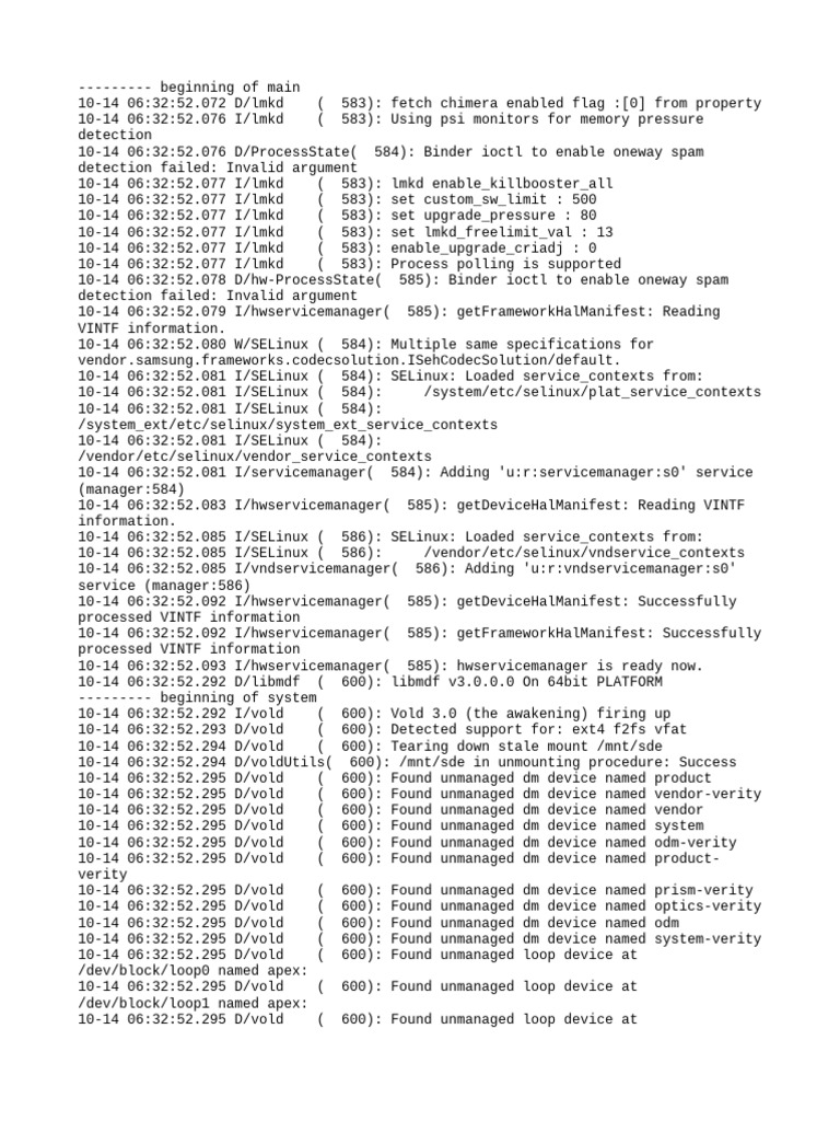 Logcat Home Fota Update Log | PDF | Computer Data | Computer Architecture