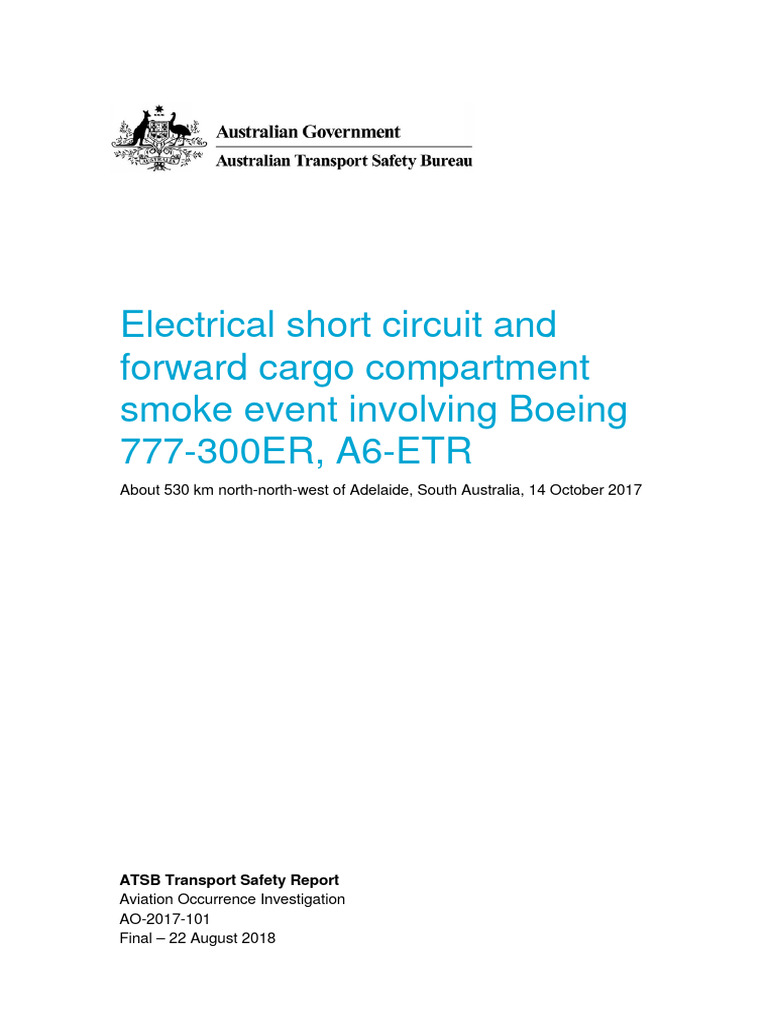 Ao 2017 101 - Final 777 EWIS CASE STUDY 1 | PDF | Aviation
