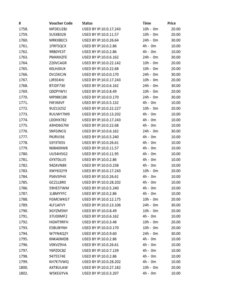 LPB Piso WIfi Voucher Generator | PDF | Software | Telecommunications