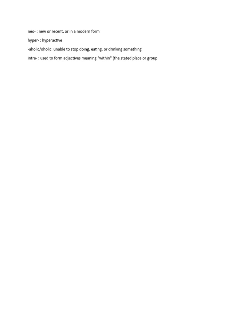 Understanding Prefixes And Suffixes Pdf