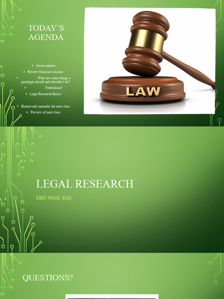 Basics of Legal Research | PDF | State Court (United States) | Jurisdiction