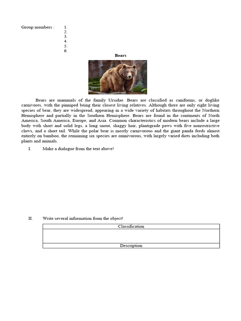 lkpd report text | PDF | Bears | Snake