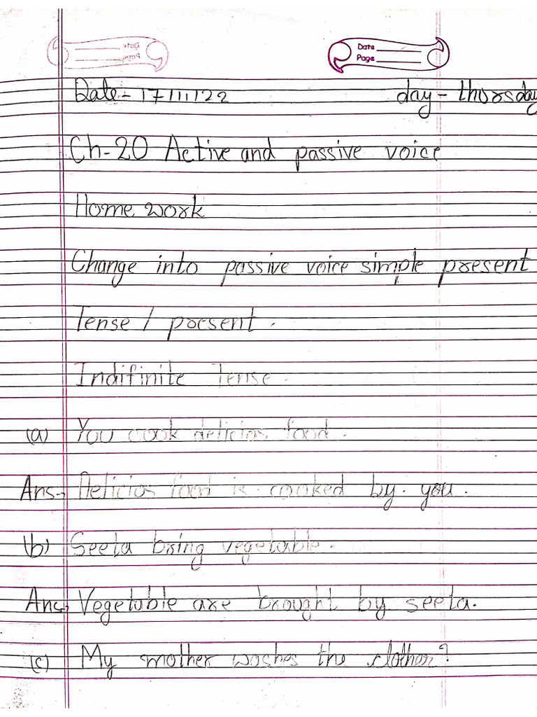 English Grammar Notes | PDF