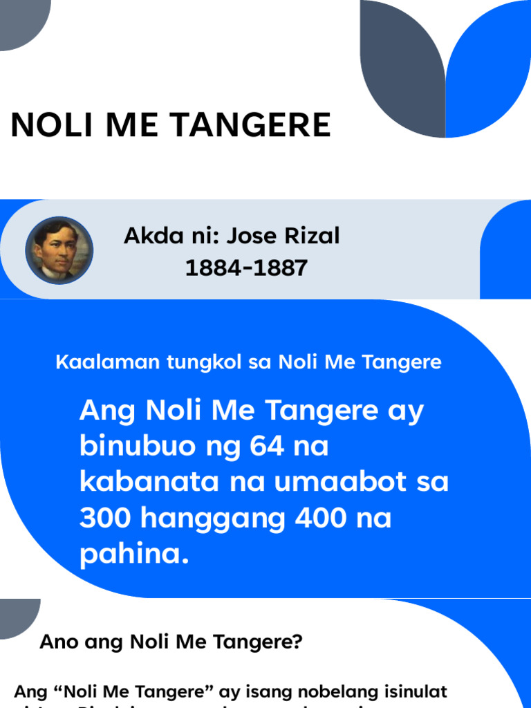 Noli Me Tangere | PDF