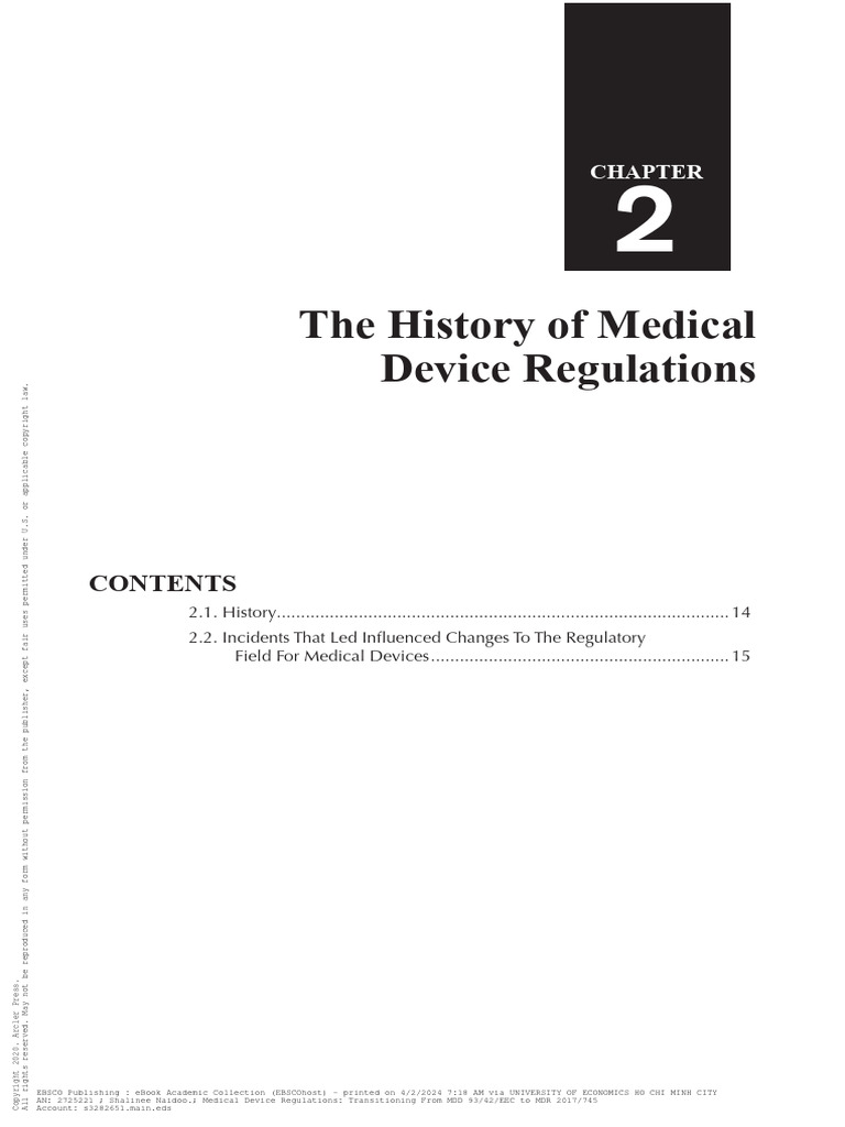 ShalineeNaidoo 2020 Chapter2TheHistoryOfM MedicalDeviceRegulati | PDF ... ShalineeNaidoo 2020 Chapter2TheHistoryOfM MedicalDeviceRegulati | PDF ...