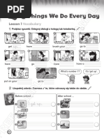 Kids Can 2 - Extra Vocabulary Test - Unit 4 | PDF