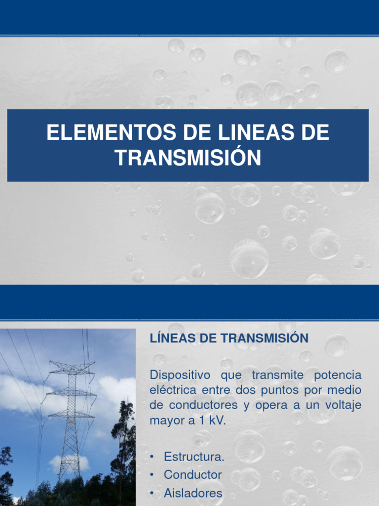 Partes de Una Linea de Transmisión | PDF | Aislador (Electricidad ...