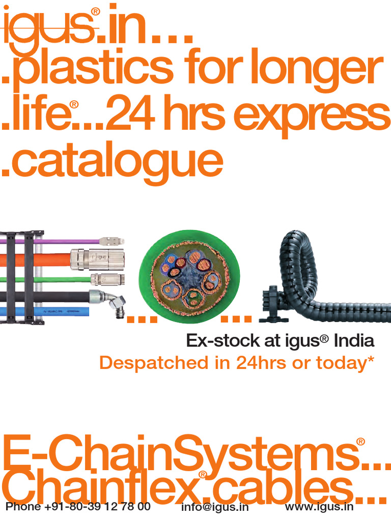 IGUS CABLES - ESS - IN - Chain-CF - ScreenPDF - 06-2012' | PDF