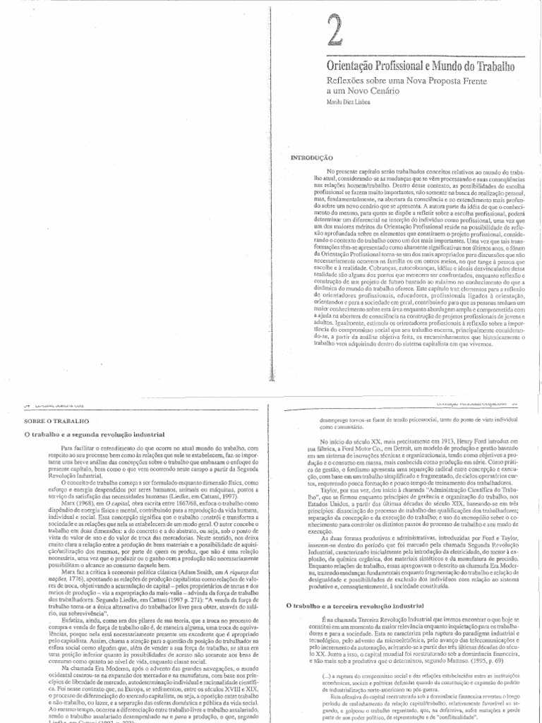 Texto 1 - OP e Mundo Do Trabalho | PDF