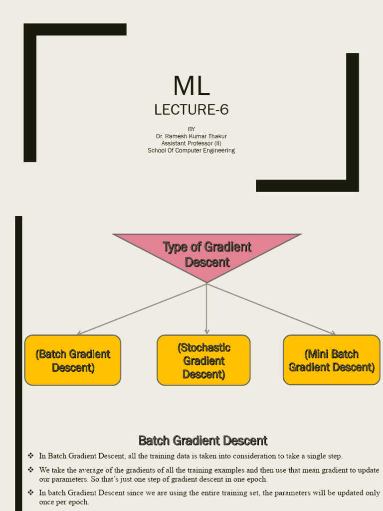 ML Lec-6 | Download Free PDF | Theoretical Computer Science | Statistical Analysis