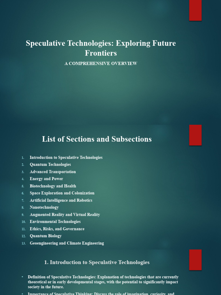 Speculative Technologies (Kishan Jogani) | Download Free PDF | Climate Engineering