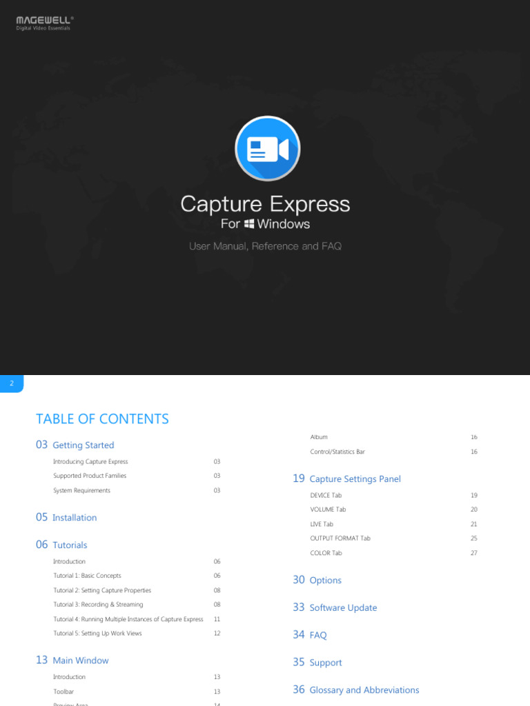 Capture Express User Manual v3.3 en | PDF | Video | Streaming Media