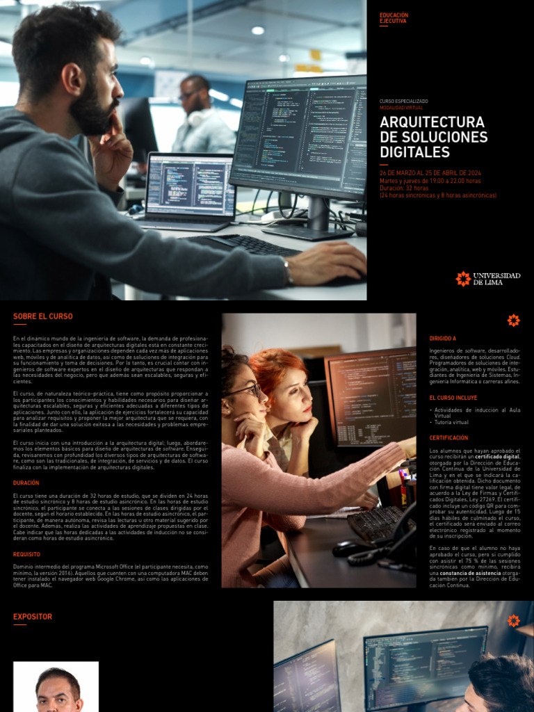 ARQUITECTURA DE SOLUCIONES DIGITALES_MAR24 | PDF | Software | Ingeniería de software