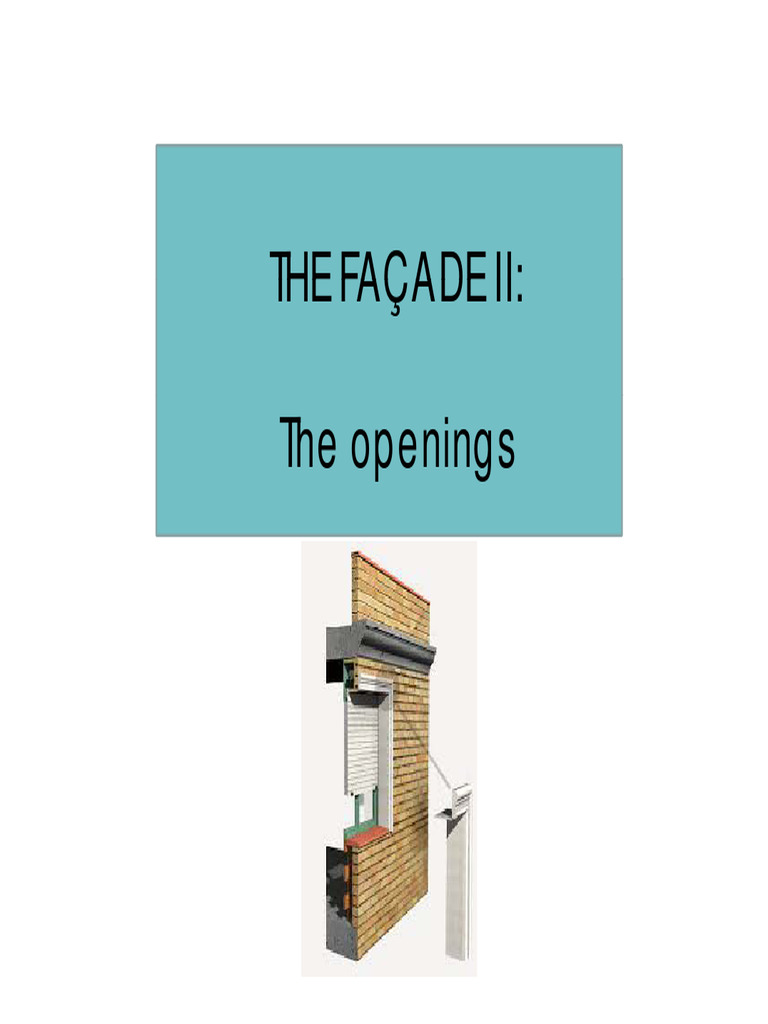 04 the Openings | PDF | Window | Aluminium