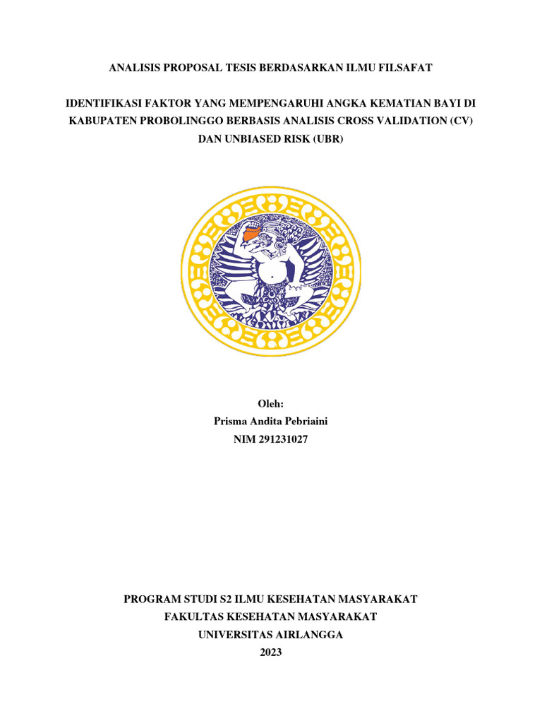 Analisis Proposal Tesis Berdasarkan Ilmu Filsafat | PDF