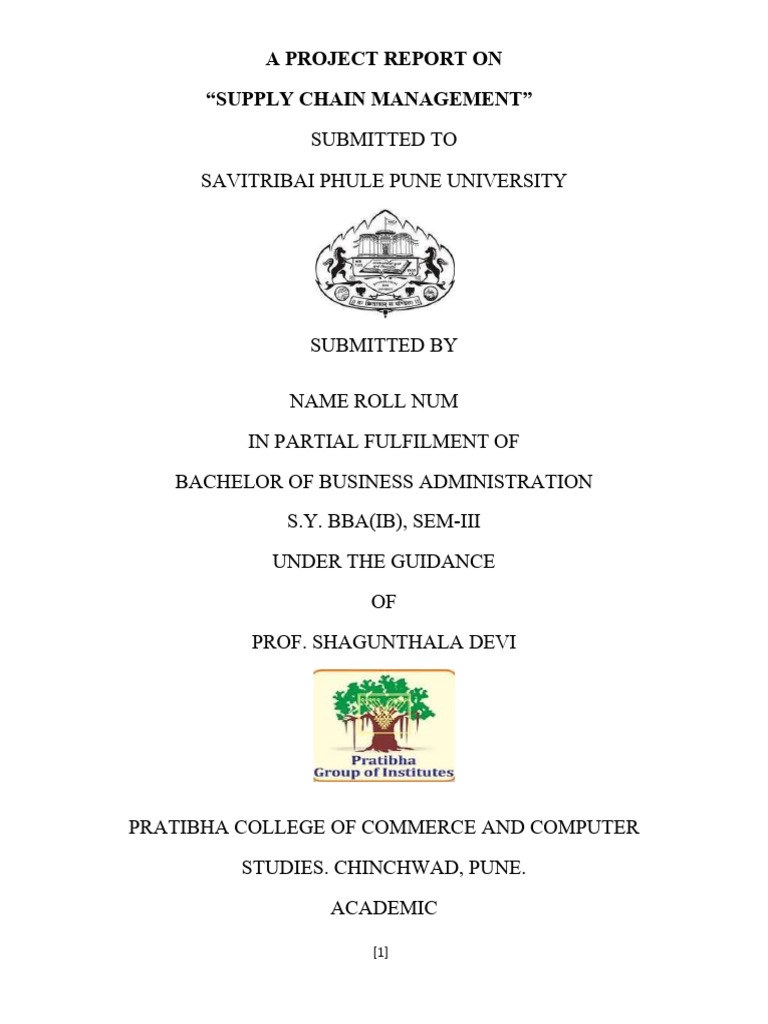 SCM Project | PDF | Leadership | Business