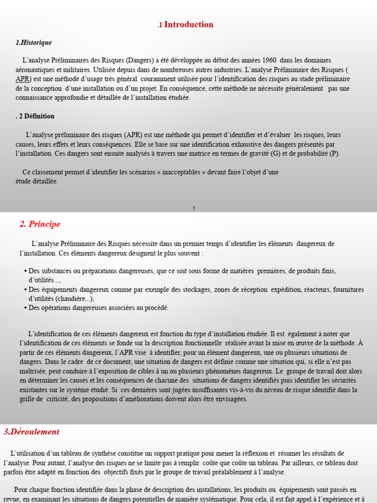 Analyse Préliminaire des Risques | PDF | Risque