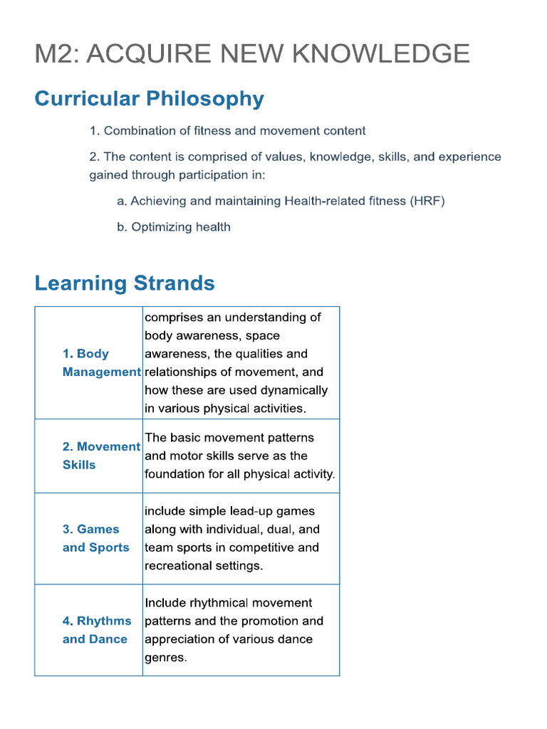 Module 2 Pathfit | PDF