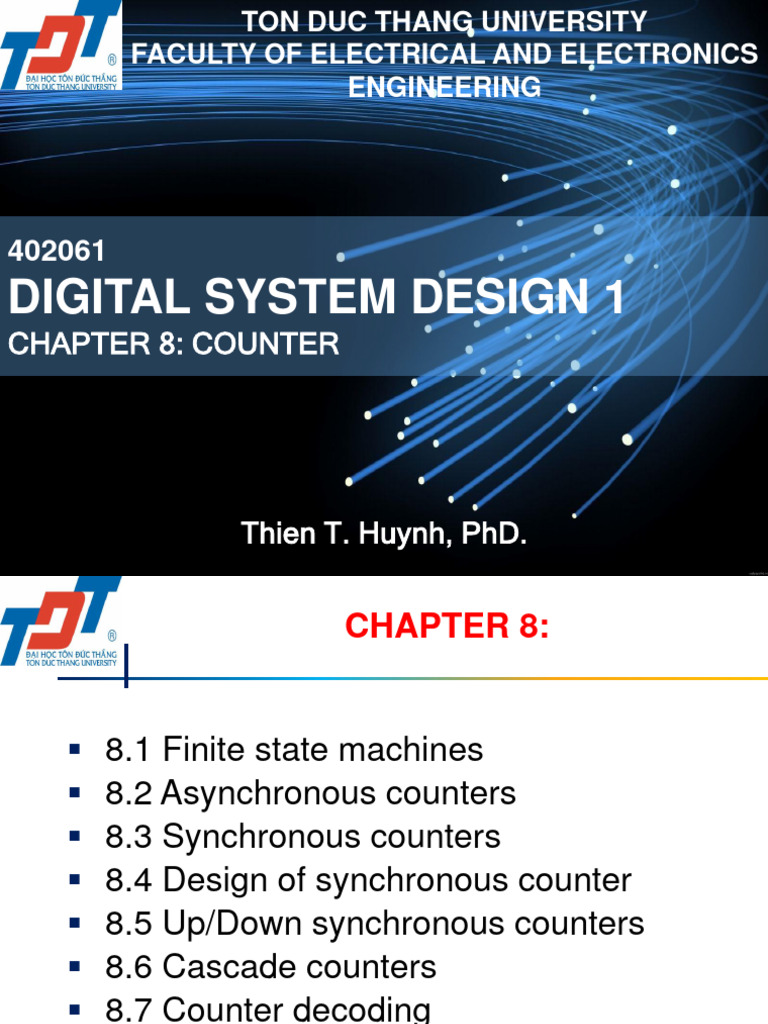 Digital System Design 1 - Chapter 8 Slide | PDF | Digital Electronics | Electrical Engineering