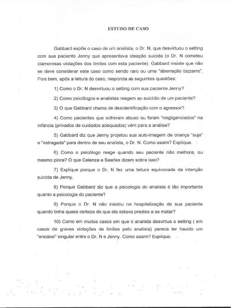 Roteiro de Questões | PDF