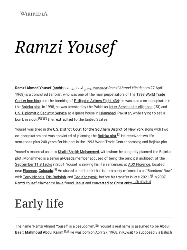 Ramzi Yousef | PDF