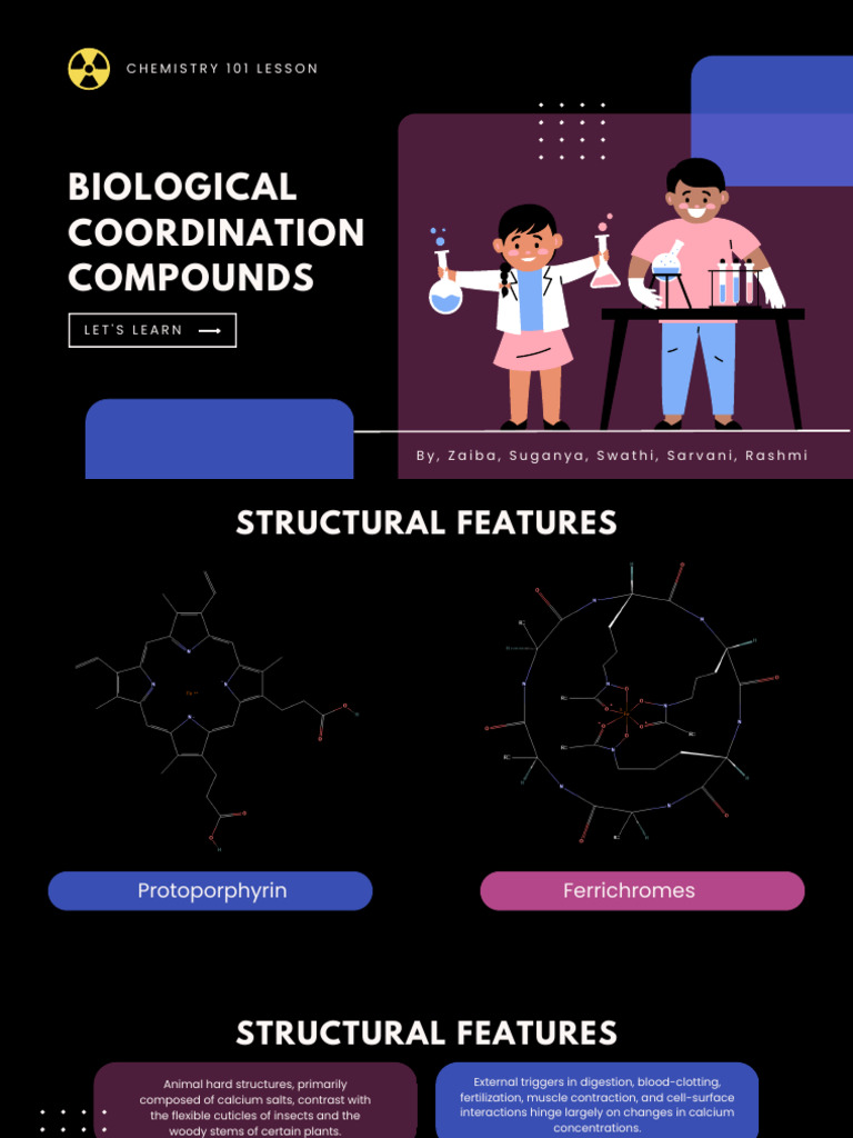 Biological Coordination Compounds | PDF | Vitamin B12 | Calcium