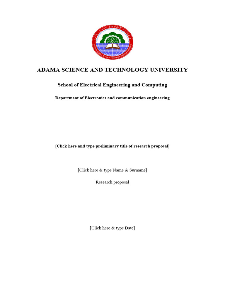 Research_Proposal_Template1 | PDF | Methodology | Scientific Method