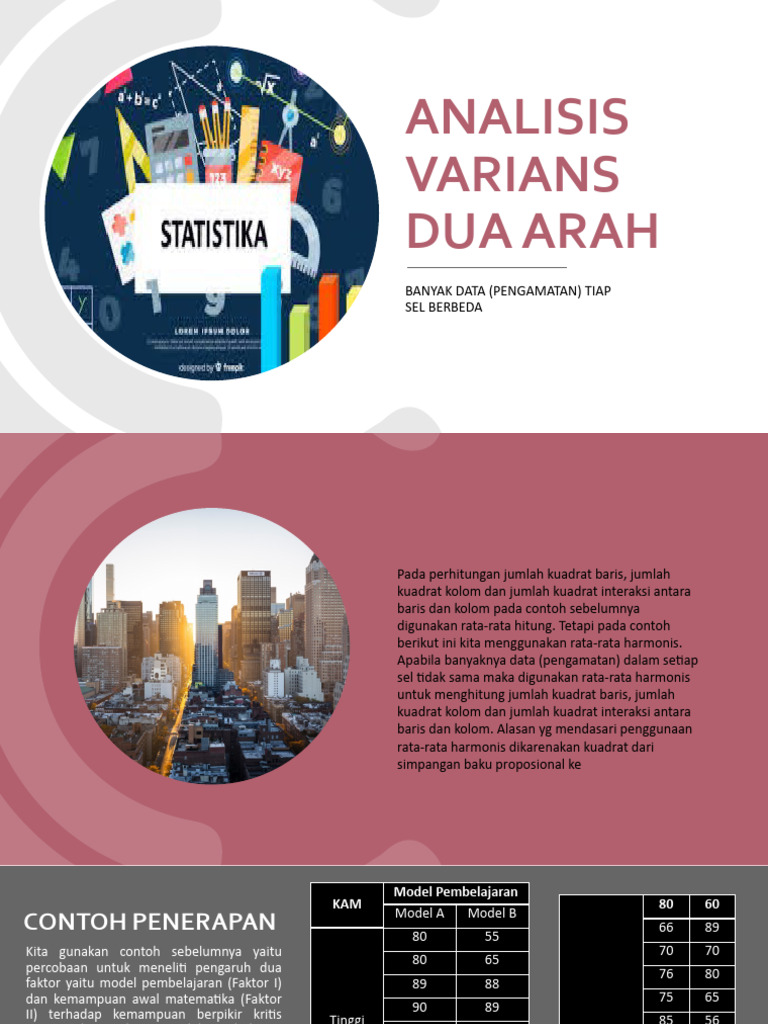 Analisis Varians Dua Arah BEDA DATA | PDF