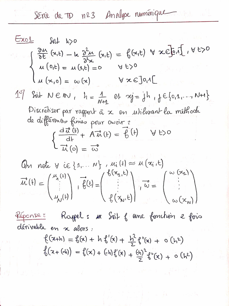 Série3 Analyse Numerique | PDF