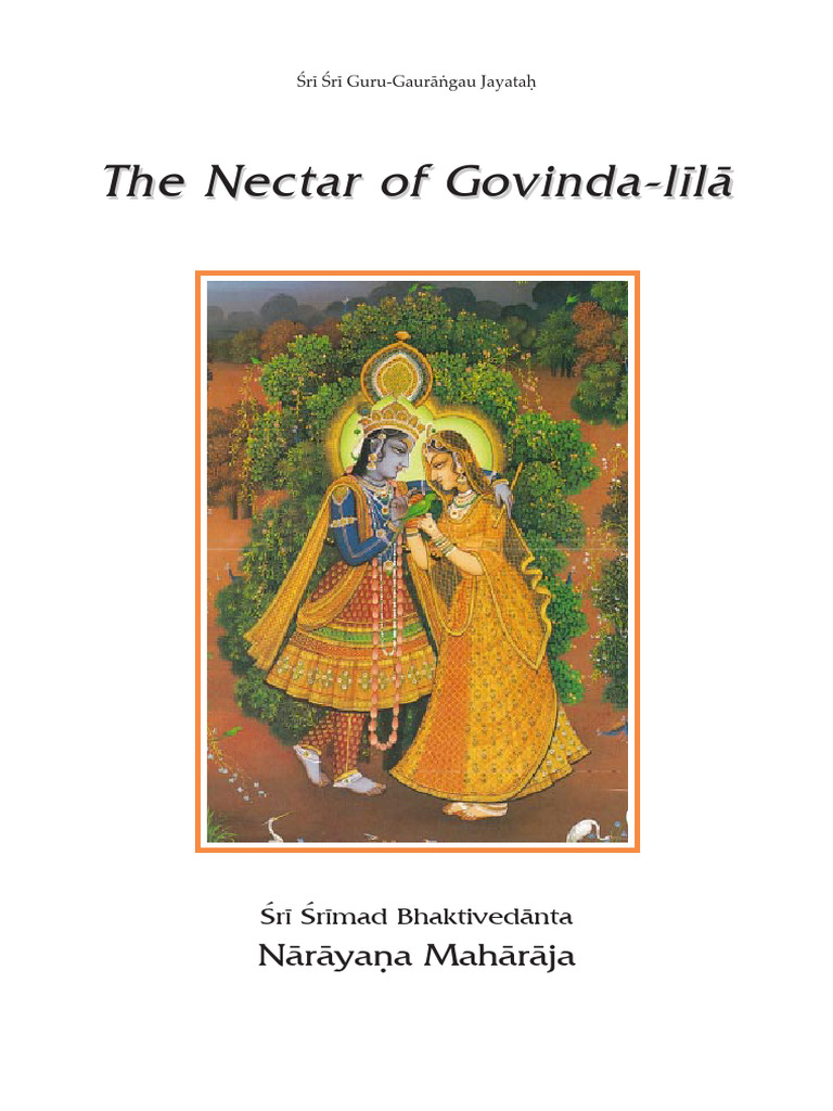 The Nectar of Govinda-lila | PDF | Bhakti