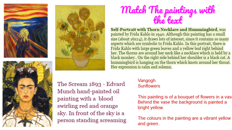 match paintings | PDF