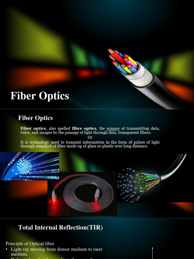 Fiber_Optics | PDF | Optical Fiber | Transmission Medium